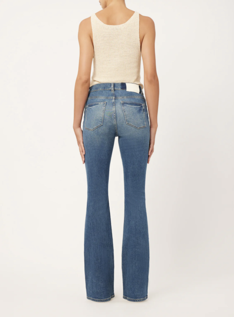 DL1961 Bridget Boot 33" Jean - Erie - Stick and Ribbon